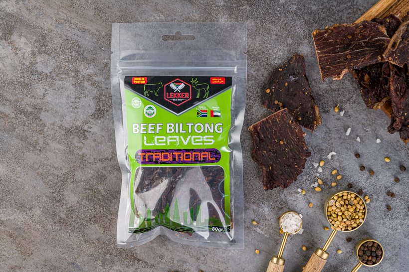 Beef Biltong Traditional Leaves – Lekker Bitlong Shop